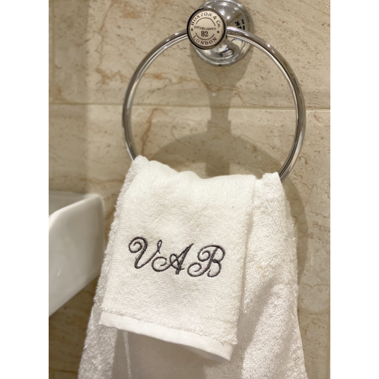 Luxury cotton personalised face cloth – The Reggie Ralph Collection
